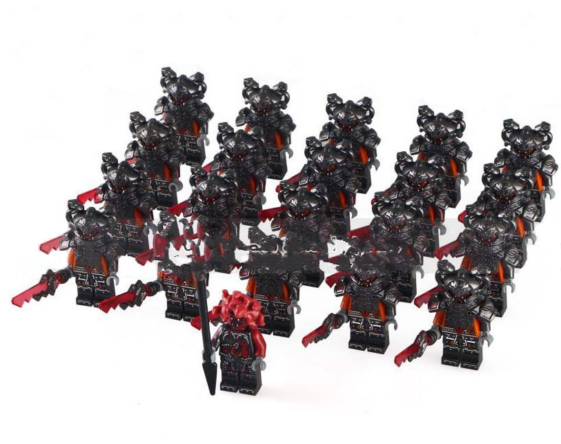 21pcs Ninjago Corps Snake Minifigures Trooper Lego Compatible