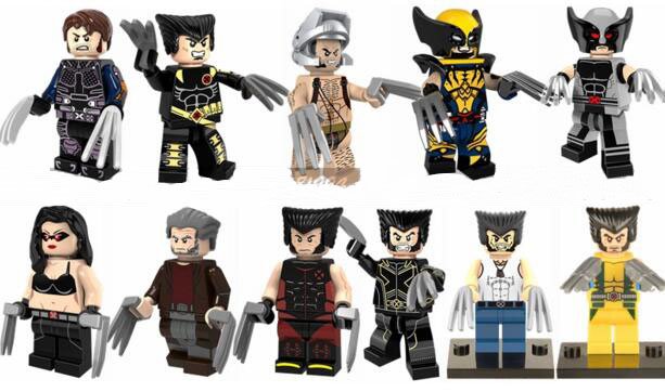Custom X Men Wolverine Phoenix Minifigures Lego Compatible