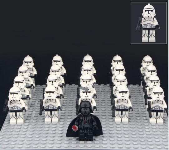 Darth Vader Clone Trooper Lego Star Wars Minifigures Fit Toys