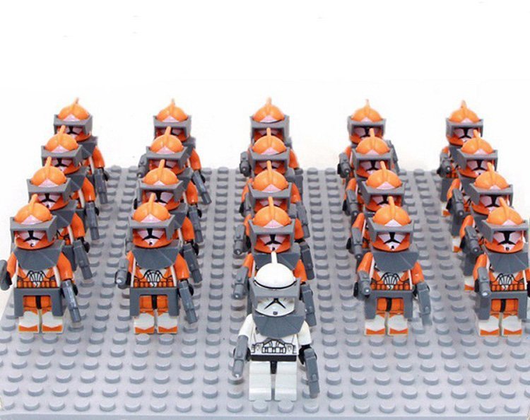 Clone Trooper Commander Cody Minifigures Lego Star Wars Compatible Toy