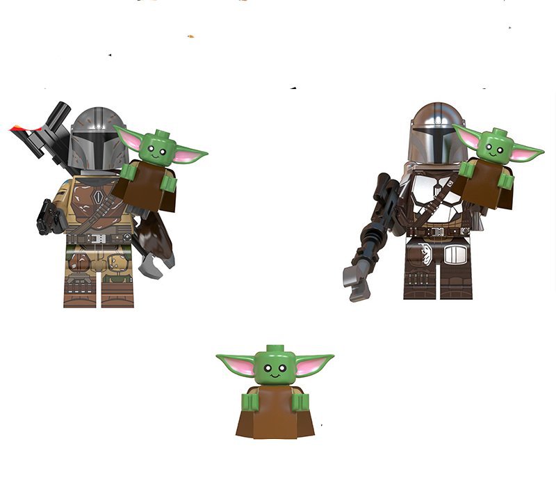 Mandalorian Baby Yoda Minifigures Lego Minifigures Compatible