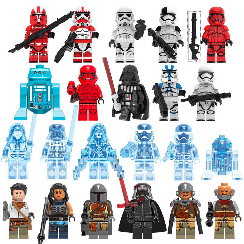 Rise of Skywalker Ren Knights Sith Imperial Trooper Mandalorian ...