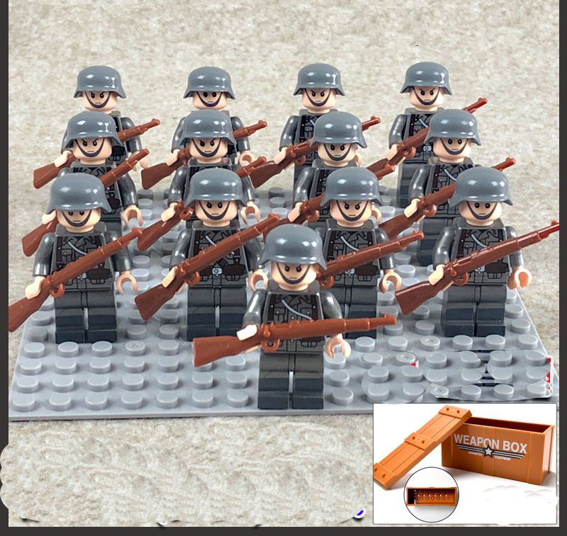 WW2 German Soliders Compatible Lego Minifigures Military Set