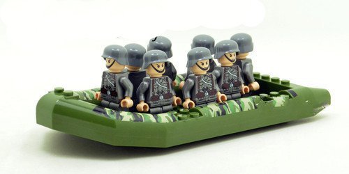 WW2 German Army Speed Boat Compatible Lego Military Boat