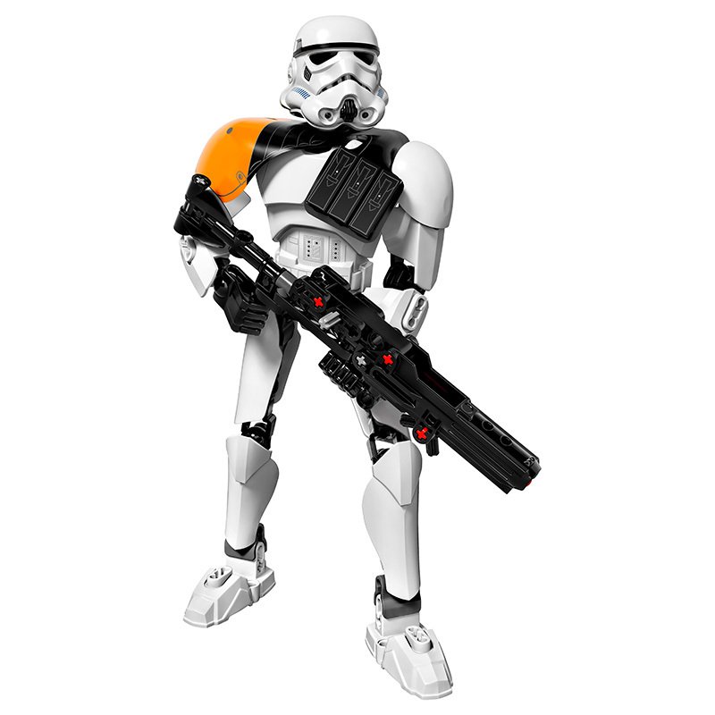 Custom Stormtrooper Commander Figure Lego Compatible Toys