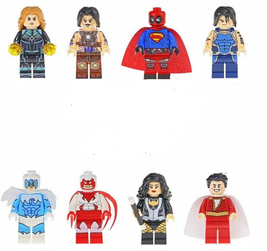 Hawk and Dove Hank Dawn Suprerman Flash Minifigures Compatible Lego ...