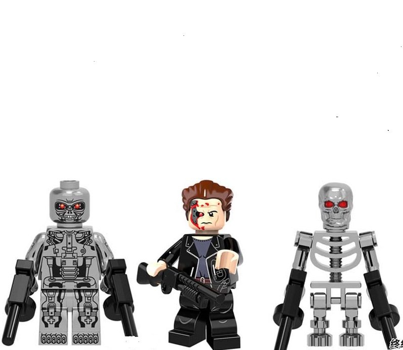 3pcs Schwarzenegger Terminator Minifigures Fit Lego Schwarzenegger ...