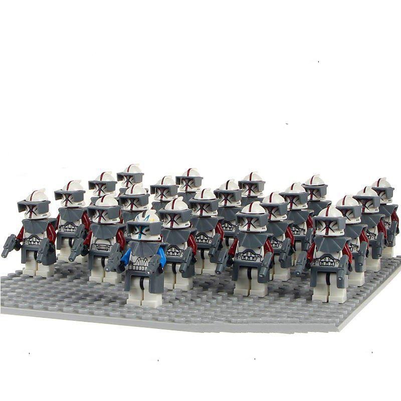 Star Wars Lieutenant Captain Rex Clone Trooper Fit Lego Minifigures