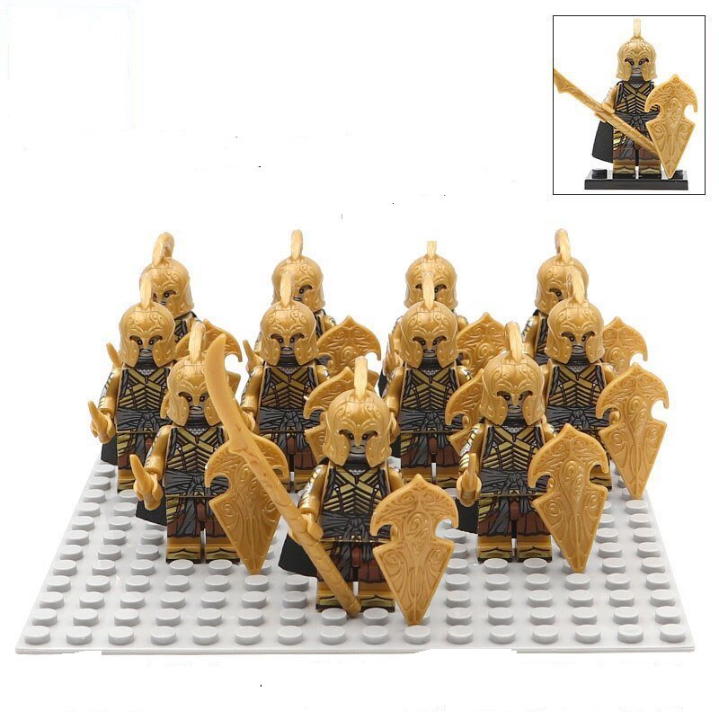 Noldor Elf Warior Lord Of The Rings Sets Lego Minifigures Compatible ...