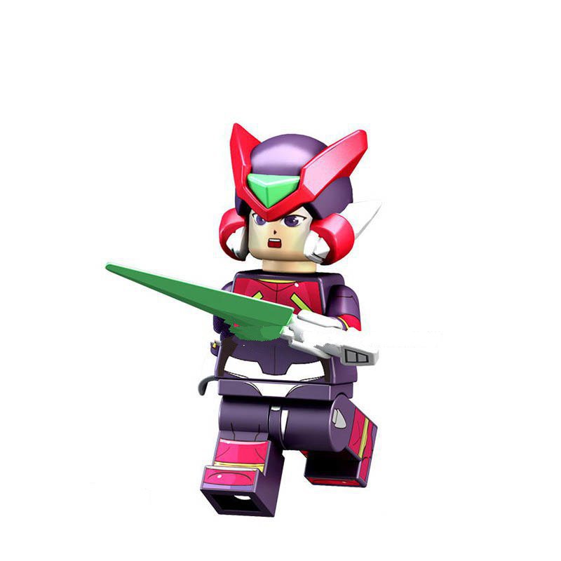 Custo Rockman Zero Minifigures Compatible Lego Mega Man Minifigures