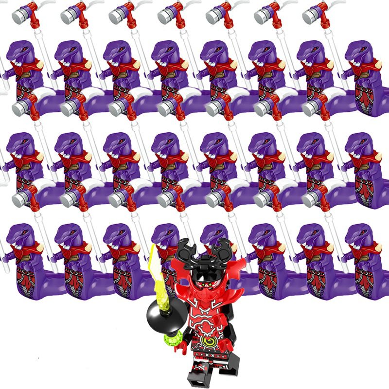 25pcs Ninjago Pythor Minifigures Compatible Lego Pythor