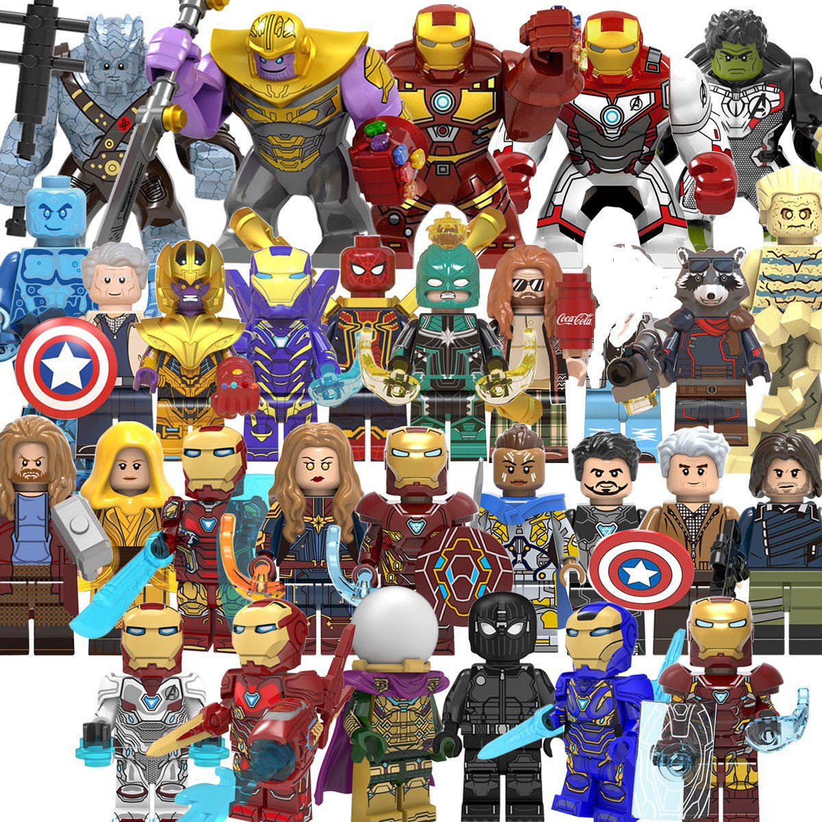 All Custom Avengers Minifigures Compatible Lego Superhero