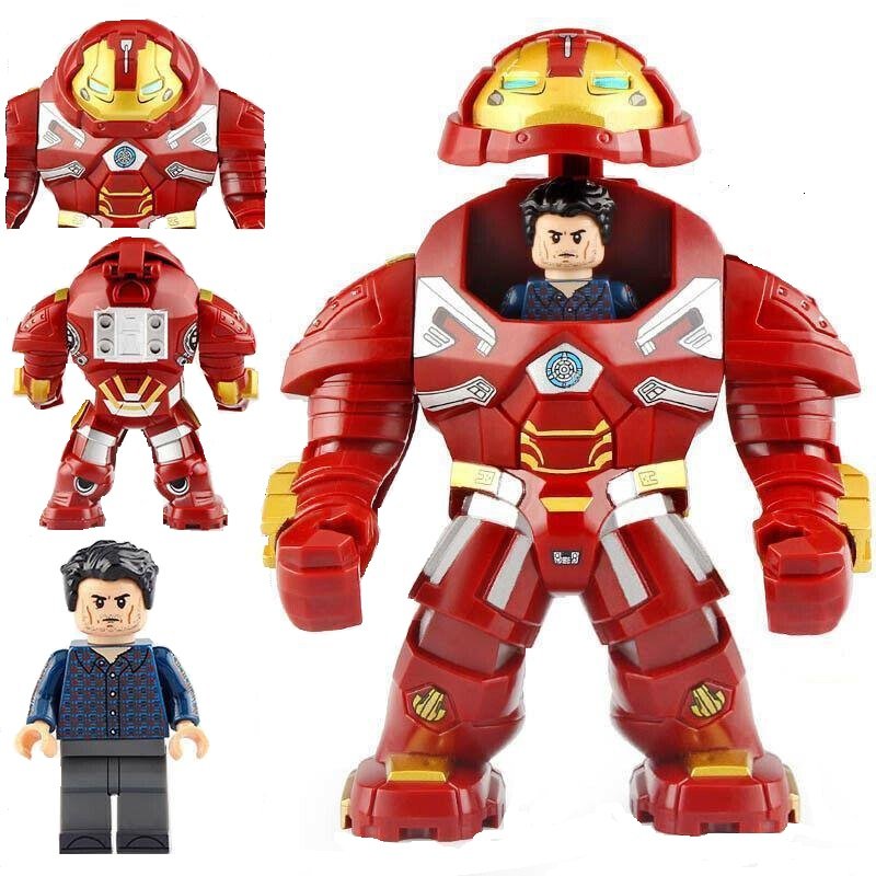 Custom Hulkbuster 2.0 Bruce Banner Big Figure Fit Lego Hulkbuster
