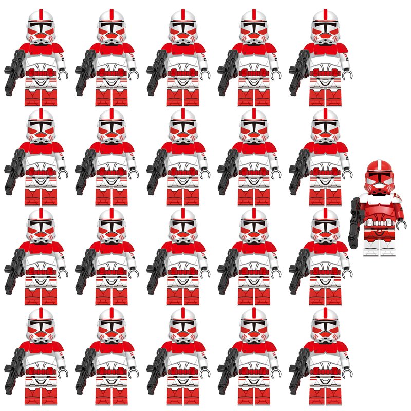21pcs New Star Wars Shocktrooper Minifigures Compatible Lego Shock Trooper