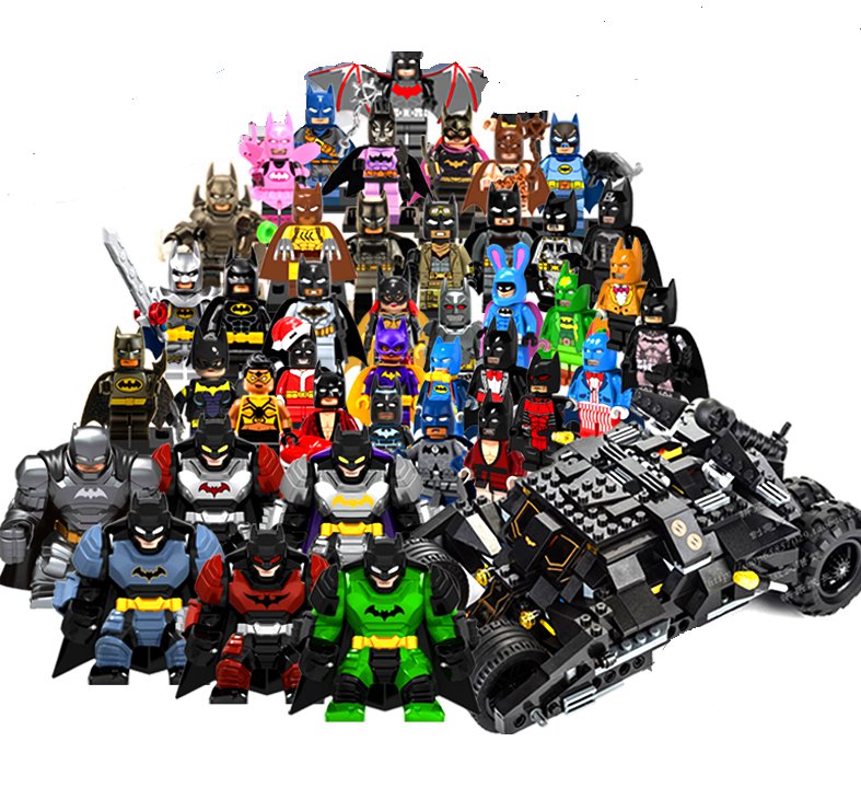 All Batman Minifigures Tumbler Building Toys