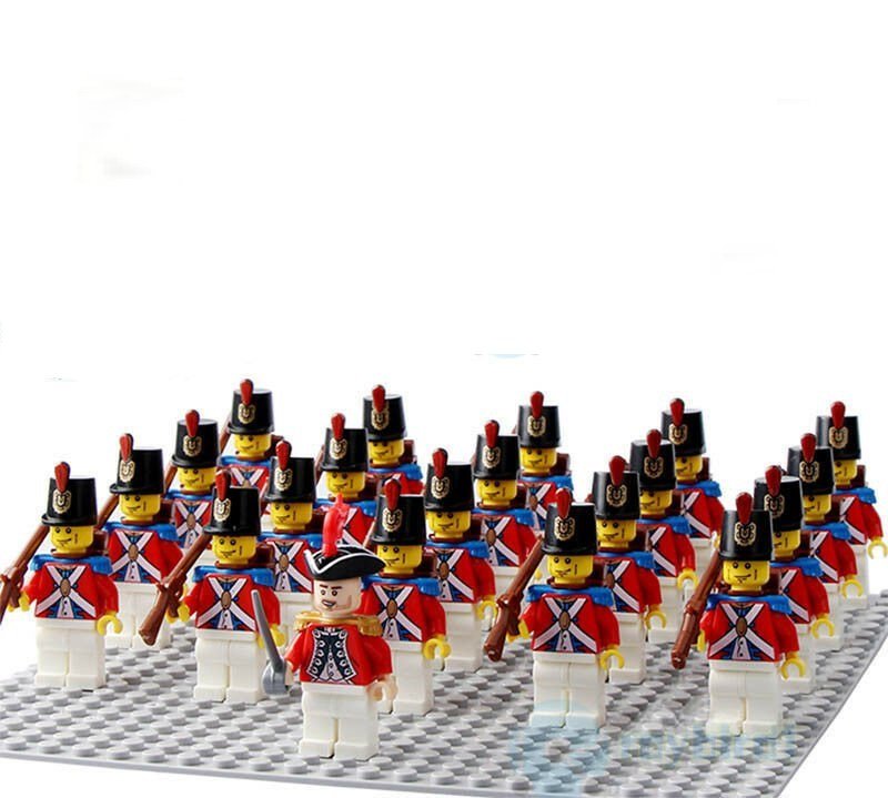 21pcs Victorian British Imperial Marine Army Lego Soldiers Compatible