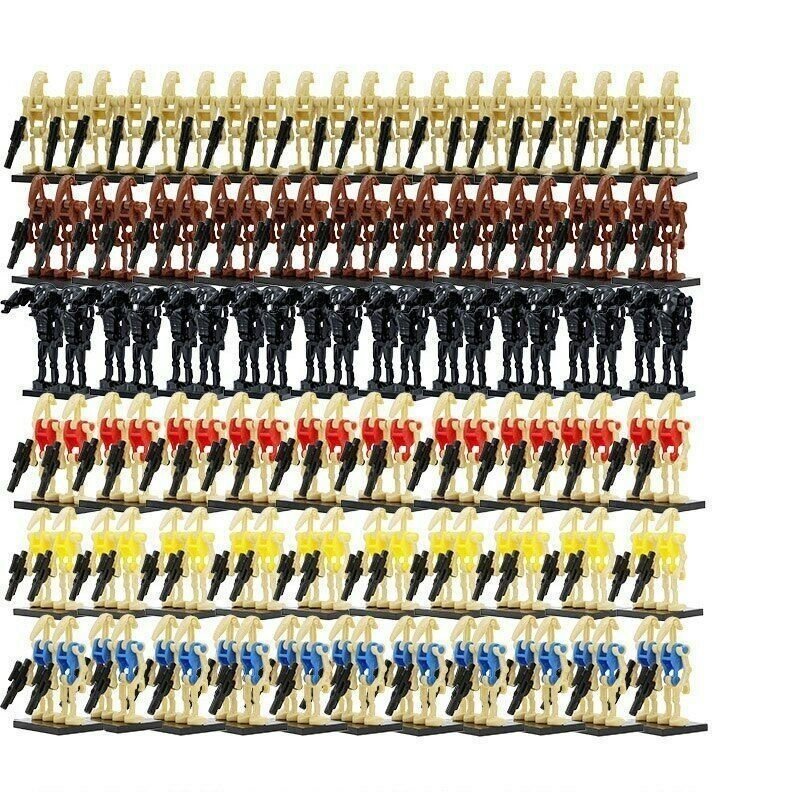 120pcs Super Battle Droid Battle Droids Army Fit Lego Star Wars Minifigures
