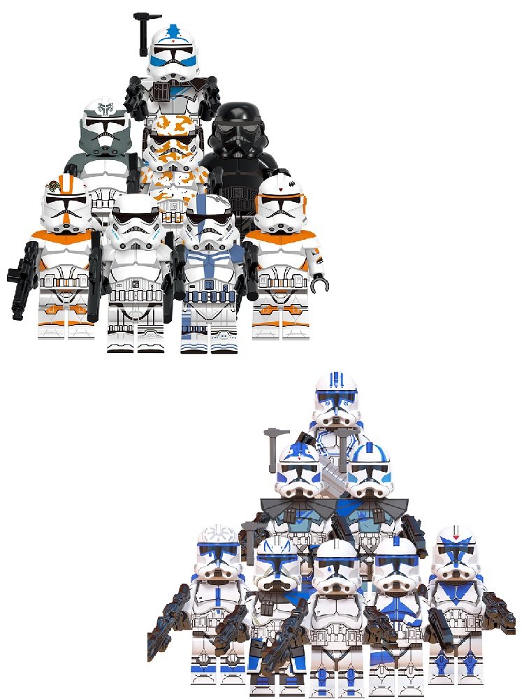 16pcs New Clone Trooper Minifigures