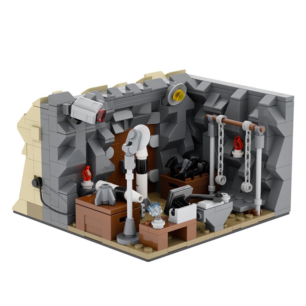 Custom MK1 Tony Stark Cave Building Toys