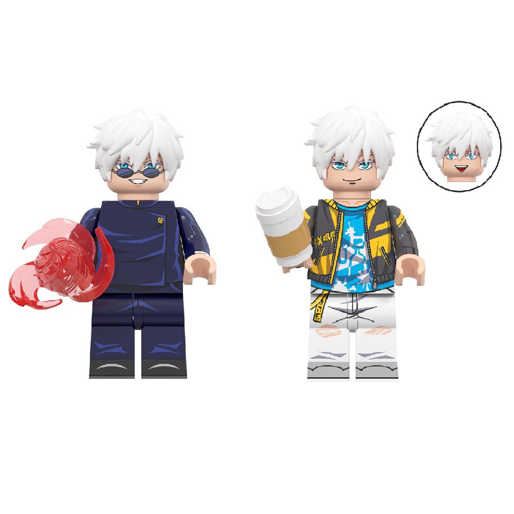 2pcs Demon Slayer Gojo Satoru Minifigures