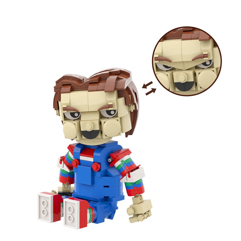 Custom Horror Movie Child's Play Big Figure Building Toy