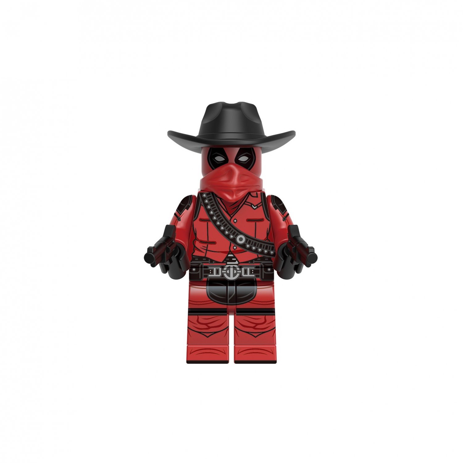 Cowboy Deadpool Minifigures Deadpool & Wolverine Minifigure