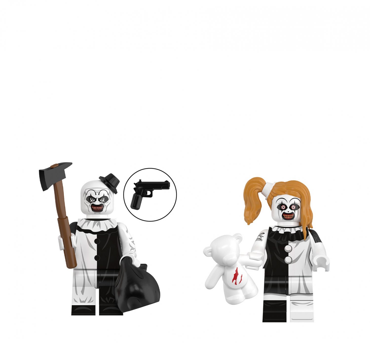 Art The Clown Terrifier Minifigures Terrifier Movie Sets