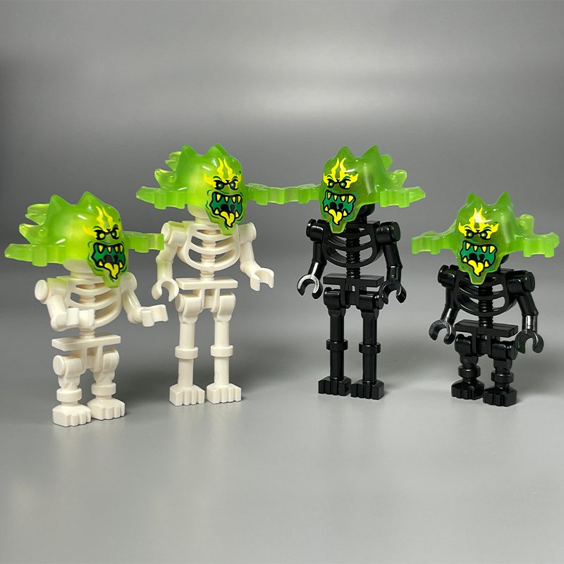Fluorescence Ghost Monster Minifigures Horror Movie Sets