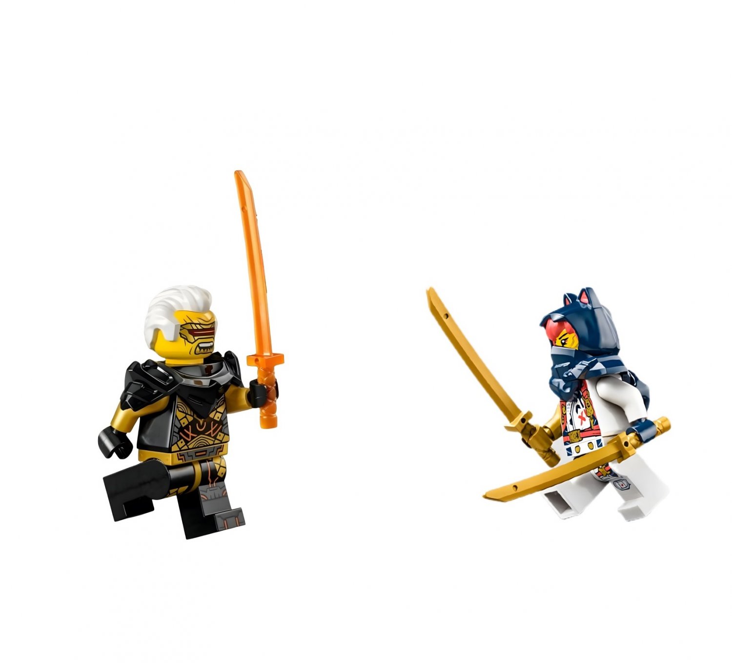 Sora and Rapton Mnifigures Ninjago Movie Sets