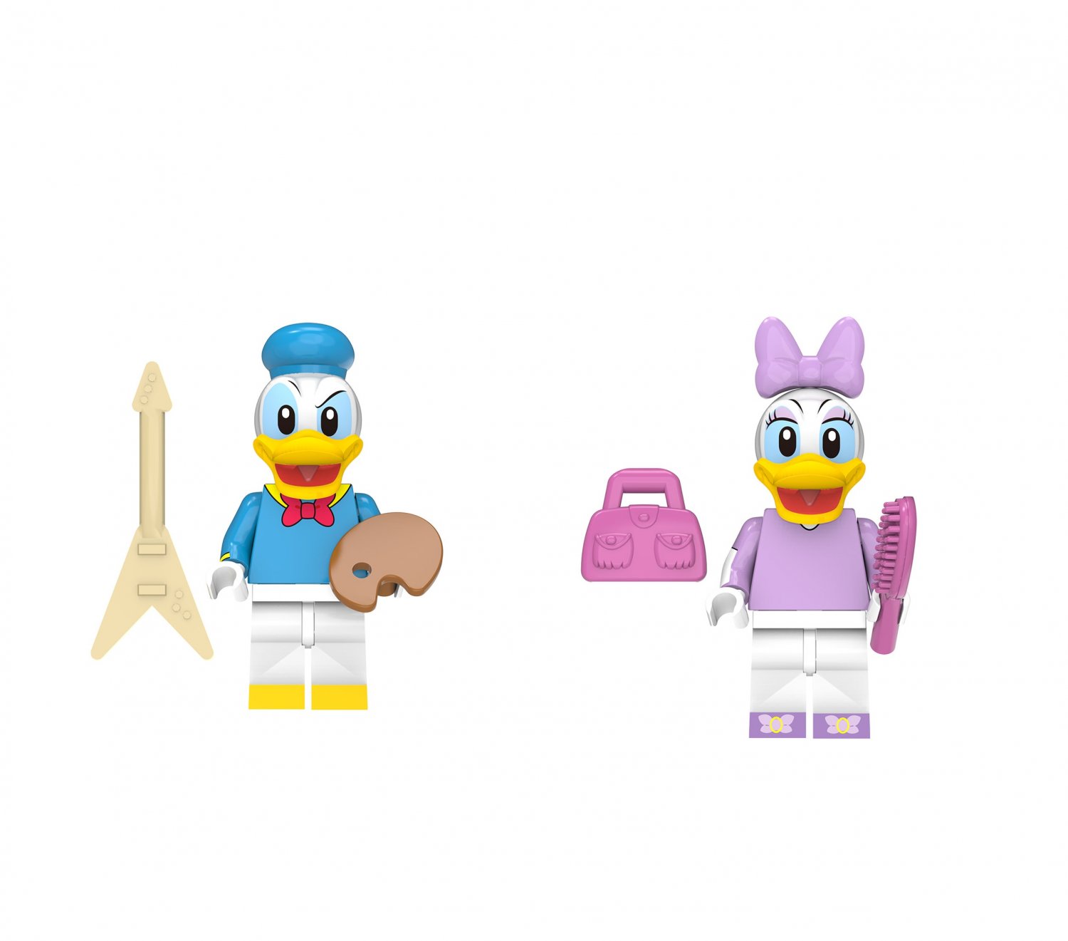 Daisy Duck and Donald Duck Mnifigures Comic Sets