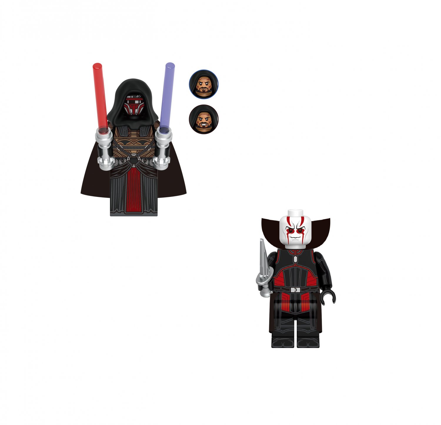 The Son and Darth Revan Minifigures Star Wars Clone Wars Sets