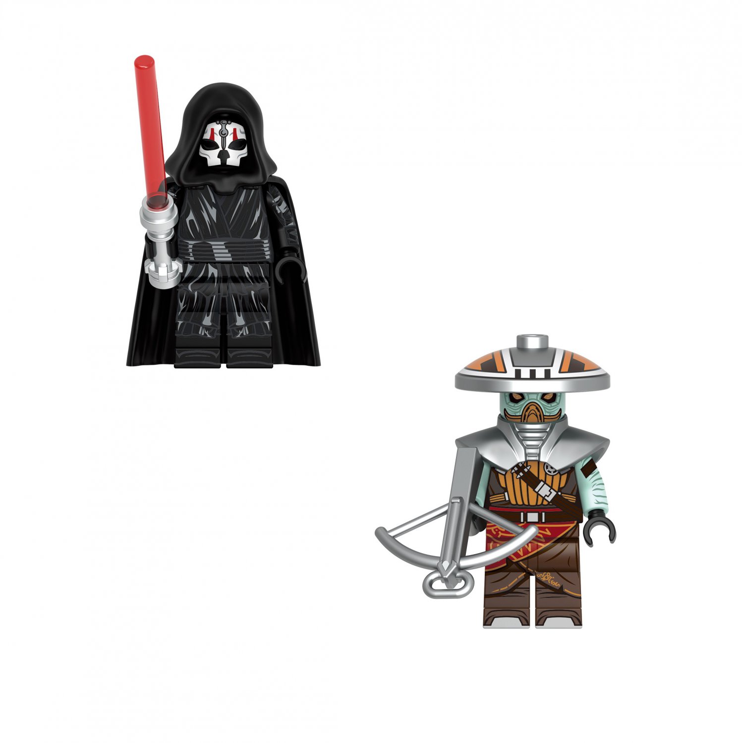 Darth Nihilus and Embo Minifigures Star Wars Clone Wars Sets