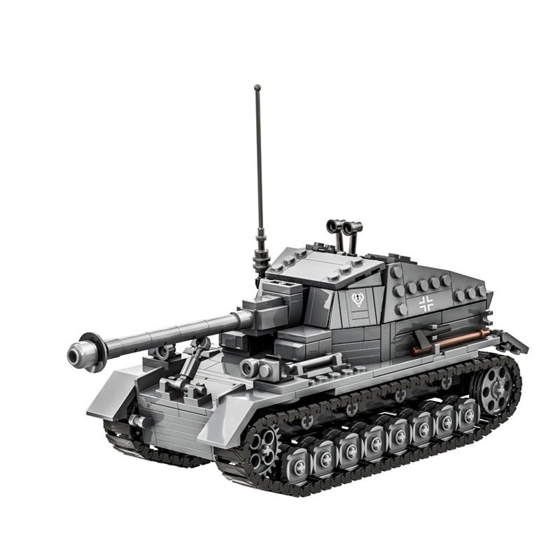 Dicker Max Tank Destroyer Minifigures WW2 Tank Toy
