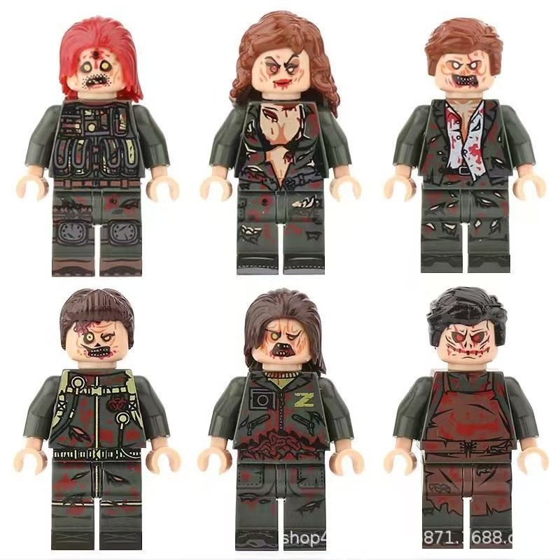 Resident Evil military zombies Minifigures