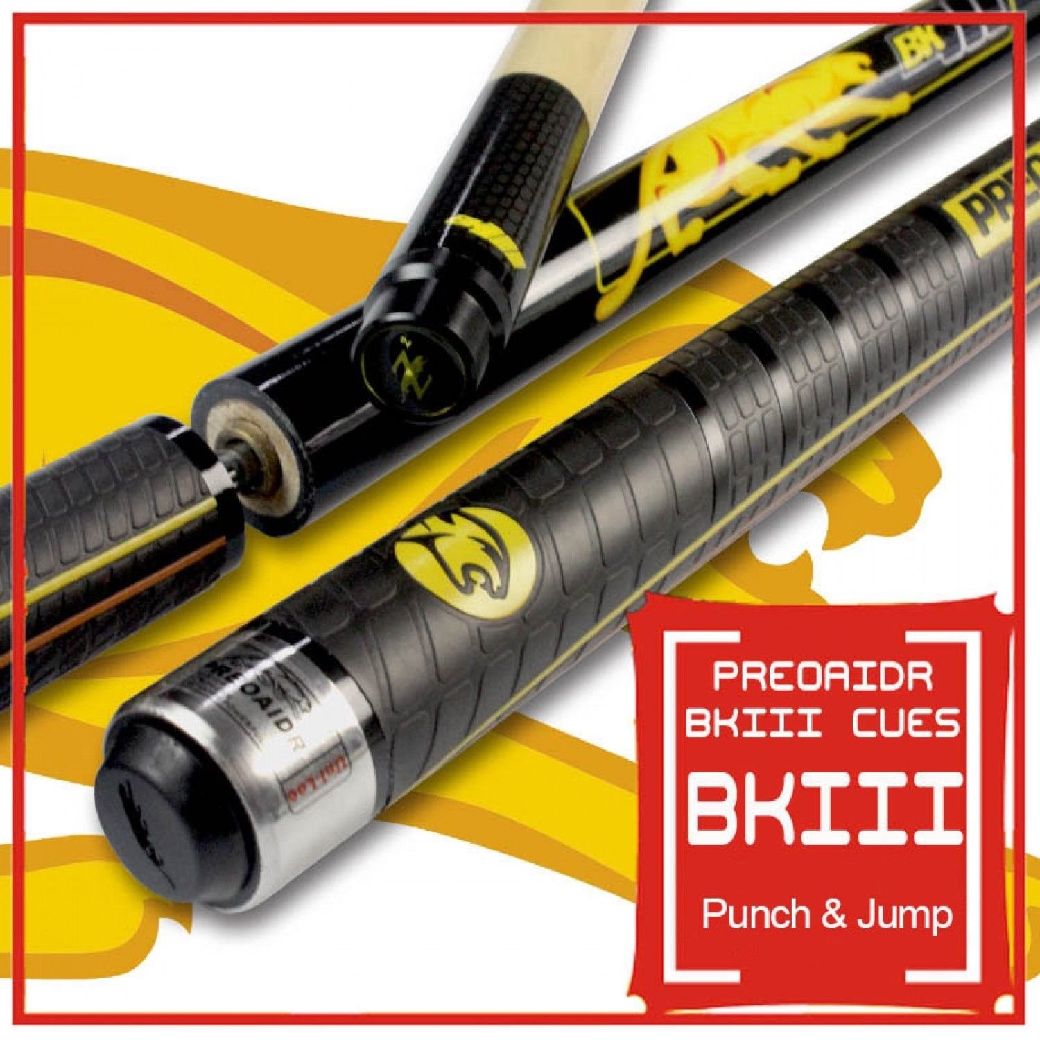 New Arrival 3142 Brand Bk3 Pool Punch & Jump Cue 13Mm Tip Billiard ...