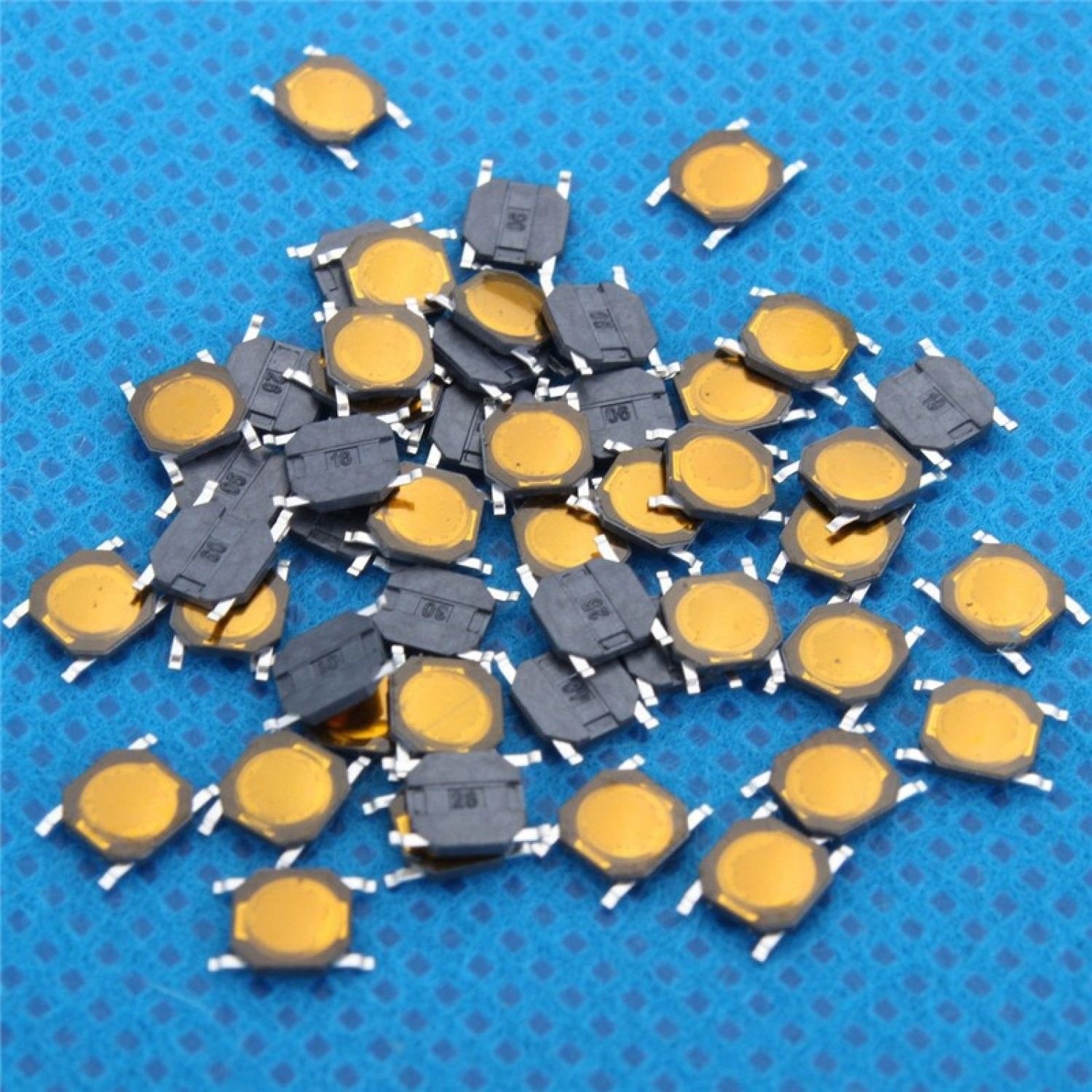 50pcs 4 x 4x0.8mm Tact Switch SMT SMD Tactile Membrane Switch PUSH Button
