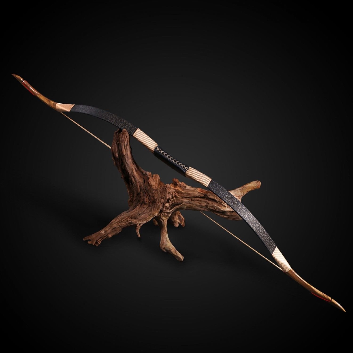 30-50Lbs Archery Pure Handmade Recurve Bow Traditional Longbow Wooden ...