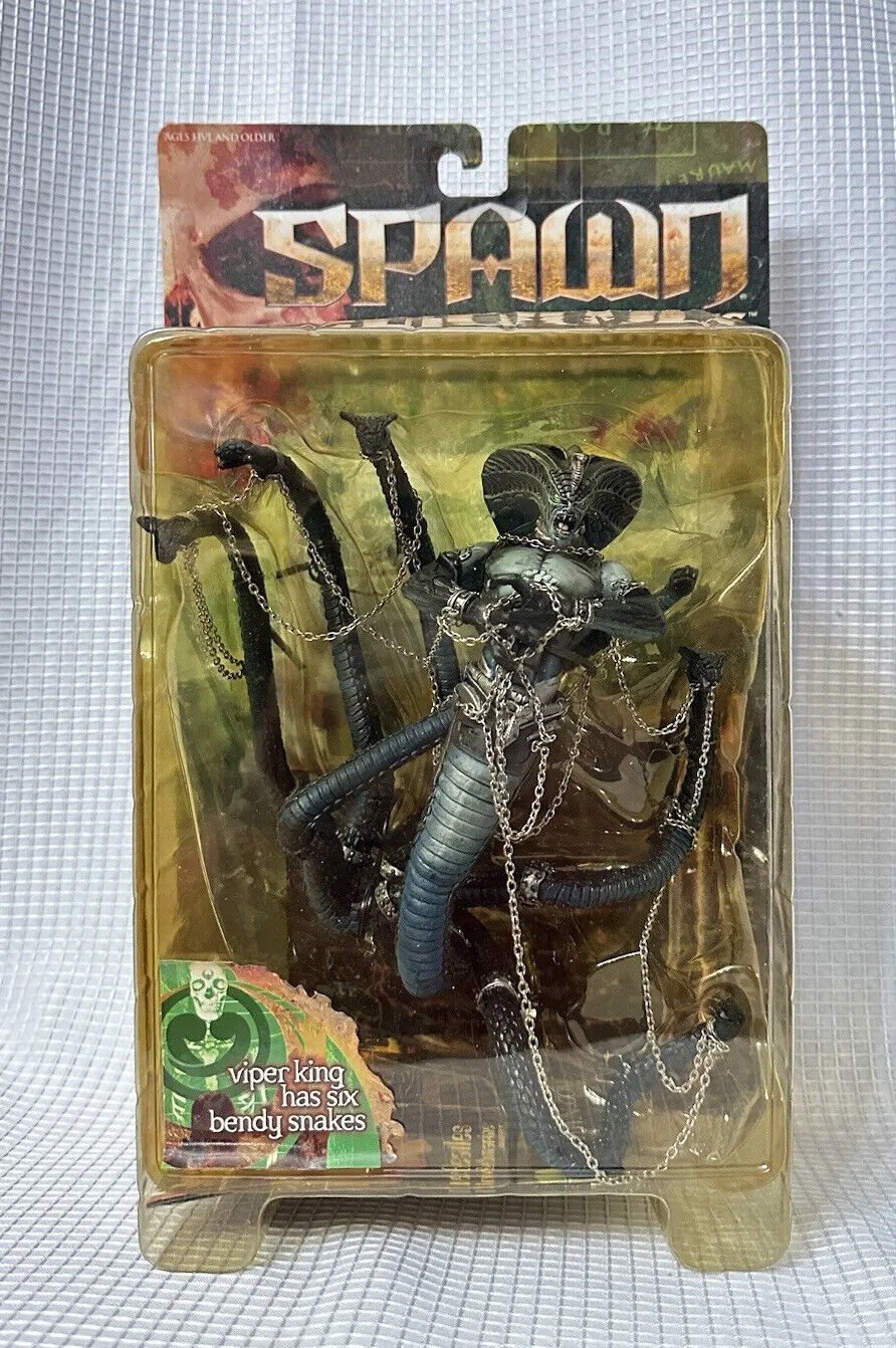 NIB Spawn the Dark Ages Series 14 Viper King Figure Red Version- McFarlane 1999
