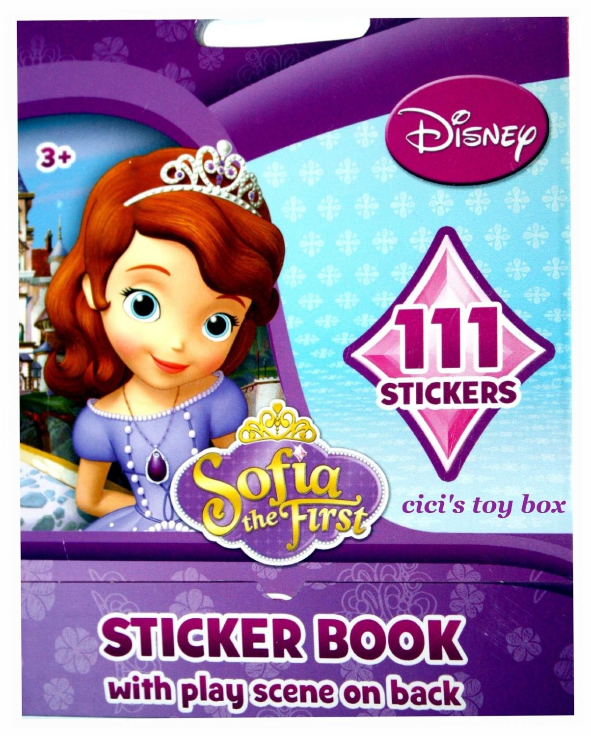 Sofia the First Sticker Book with Play Scene & 111 Stickers!