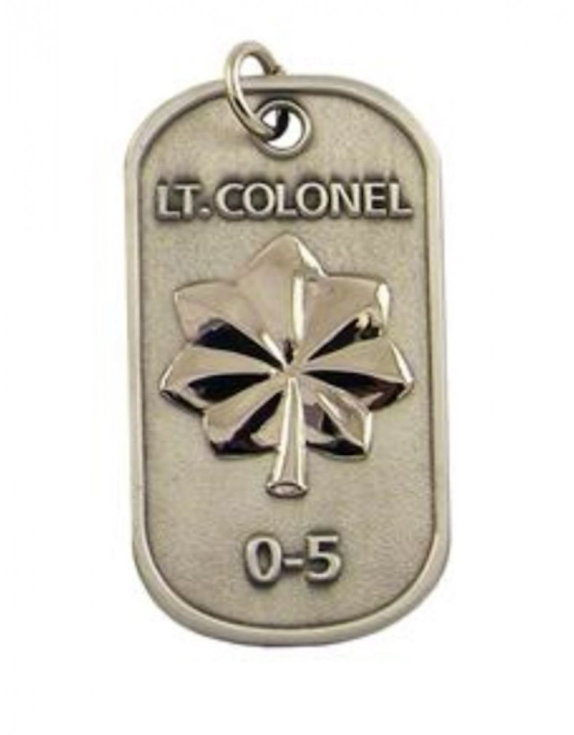 U.S. Air Force Lt. Colonel O-5 Dog Tag Necklace / Keychain