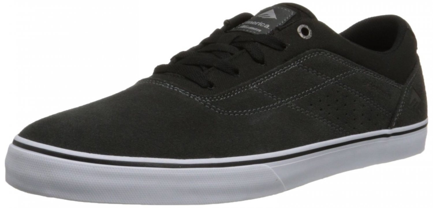 Emerica Men's The Herman G6 Vulc Skateboarding Shoe, Dark Grey/Black ...