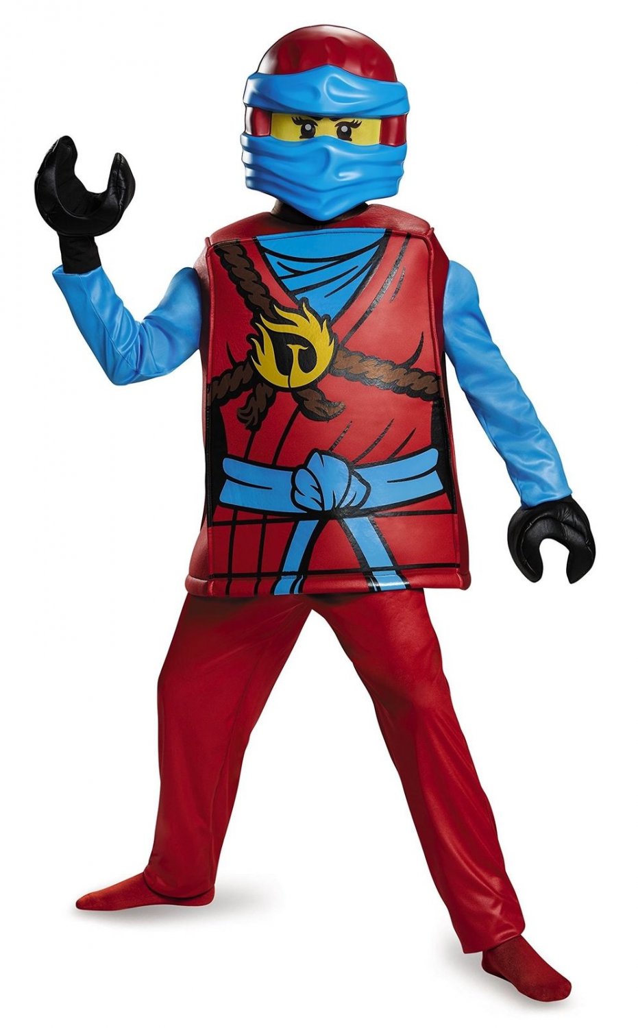 Disguise Nya Deluxe Ninjago Lego Costume, Medium/7-8