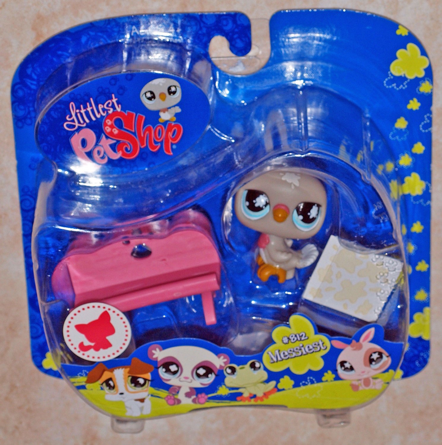 Littlest Pet Shop #812 Messiest Gray Bird Pigeon Bench Stickers VHTF ...