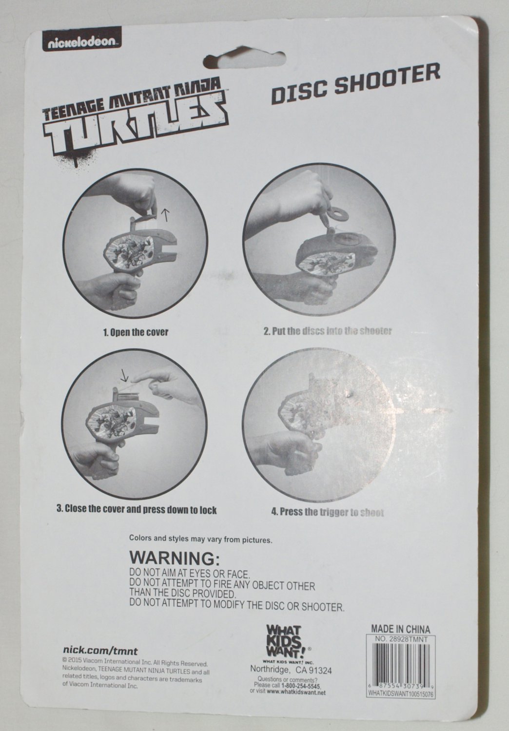 Nickelodeon Teenage Mutant Ninja Turtles Disc Shooter, Age 5+, Soft ...