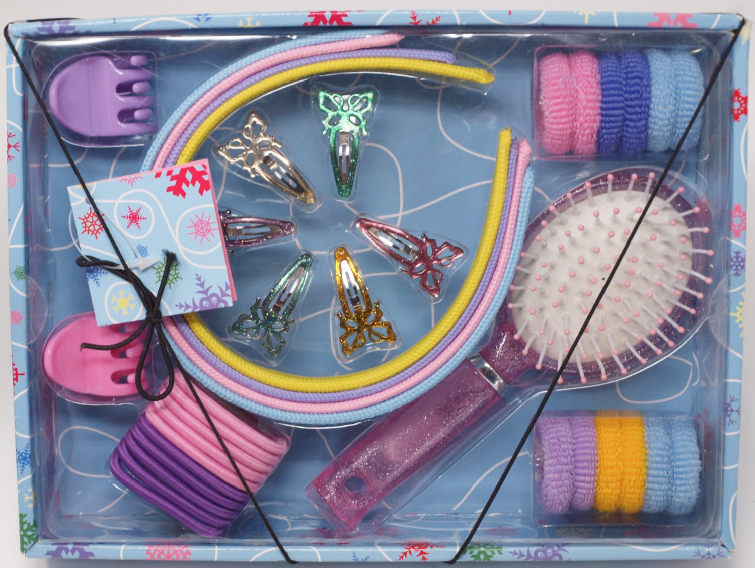 Girl's Hair Accessories Gift Set by Goody Products - Ponytailers, Jaw ...