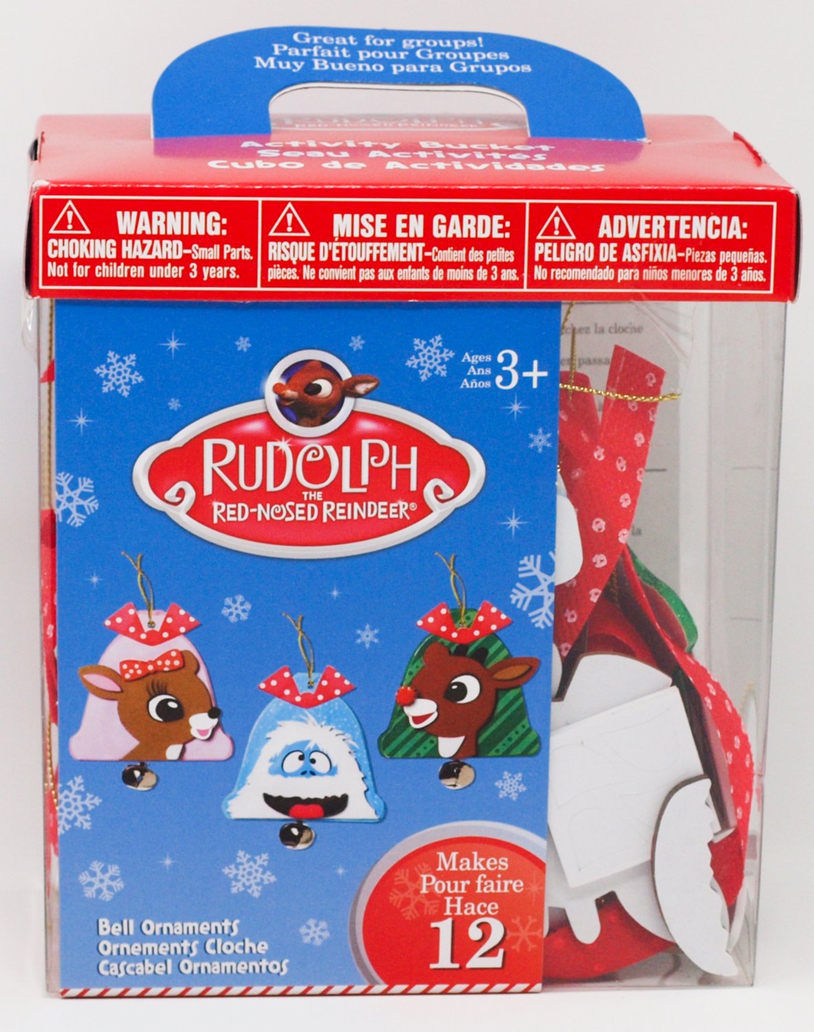 Rudolph The Red-Nosed Reindeer Christmas BELL ORNAMENTS Activity, 88 ...