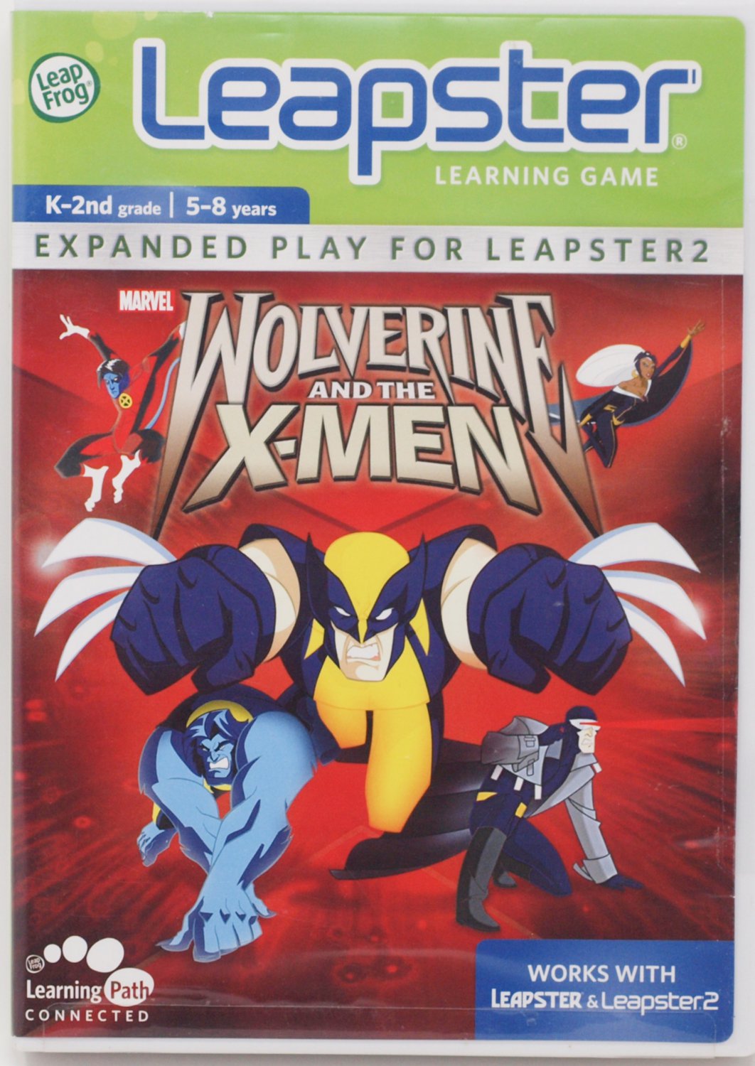 LeapFrog Leapster MARVEL WOLVERINE AND THE X-MEN Learning Game, Ages 5 ...