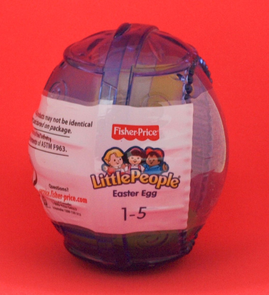 Fisher Price 2006 Little People Easter Egg, Contains EDDIE With a Frog ...