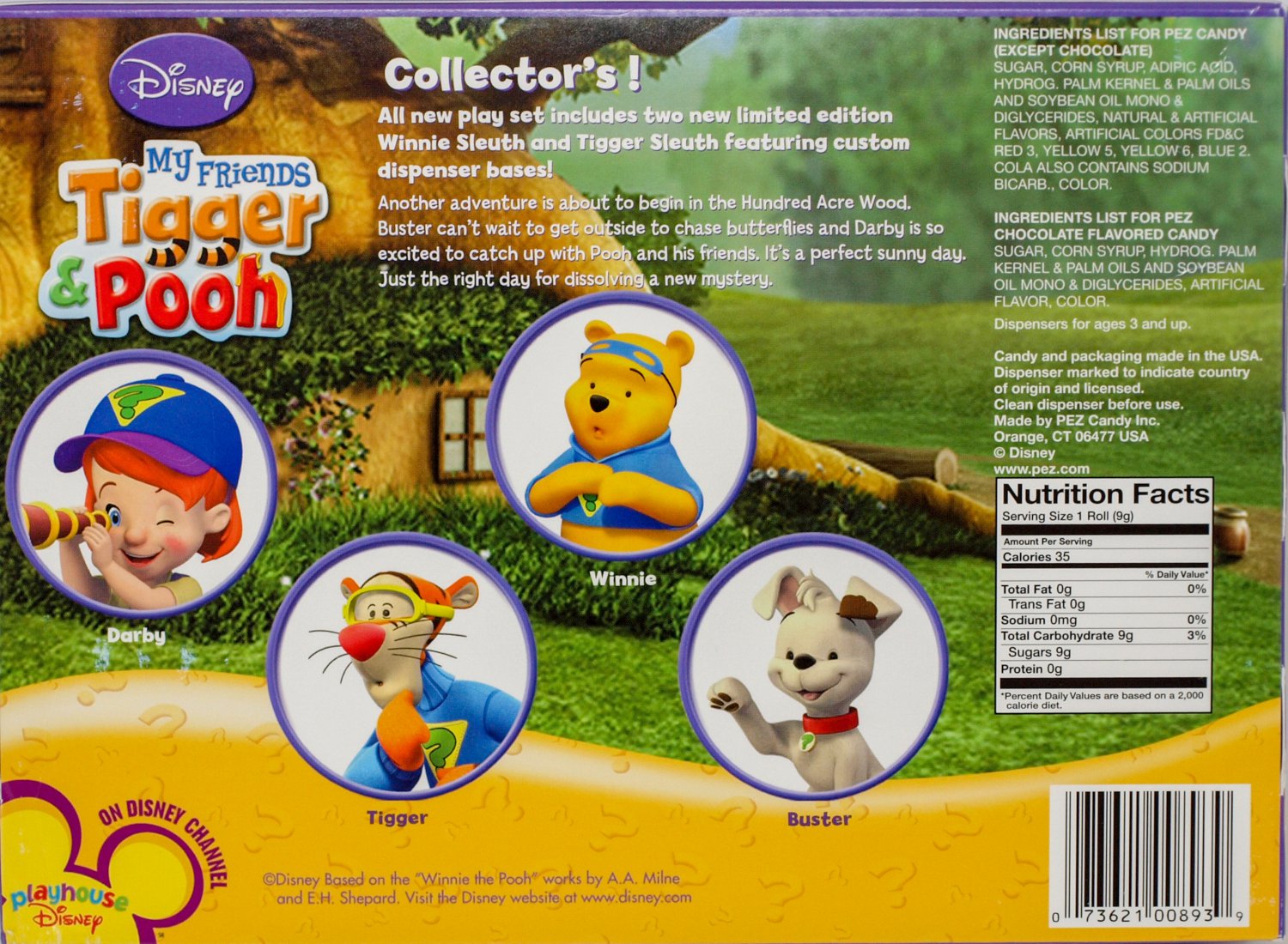 Disney My Friends Tigger & Pooh PEZ Collector Limited Edition Set ...