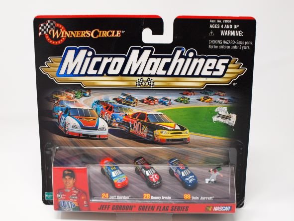 Micro Machines Winner's Circle NASCAR Jeff Gordon Green Flag Series ...